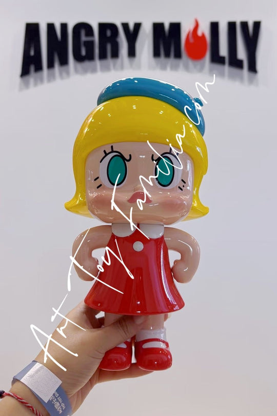 POP MART Angry Molly-Origianl Fire XL – Art Toy Familia