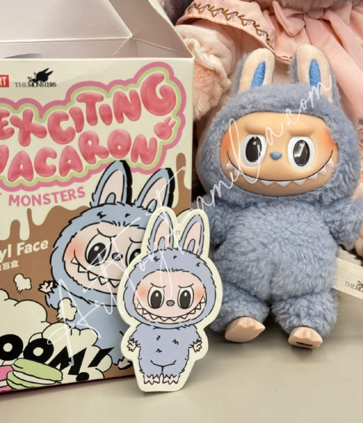 THE MONSTERS Labubu Tasty Macarons Vinyl Face Figure - 心动马卡龙搪胶系列 – Art ...